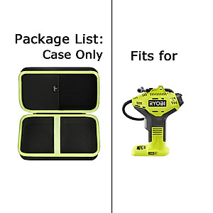 Tourmate Hard Storage Case for RYOBI P737 18-Volt ONE+ Portable Cordless Power Inflator - Travel Case (Only Case)