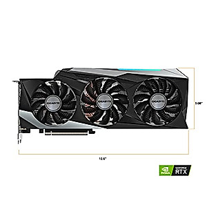 GIGABYTE GeForce RTX 3080 Gaming OC 10G (REV2.0) Graphics Card, 3X WINDFORCE Fans, LHR, 10GB 320-bit GDDR6X, GV-N3080GAMING OC-10GD Video Card