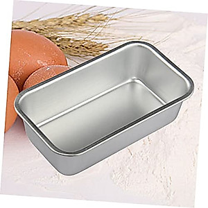 Hemoton 4pcs Bread Baking Tool Loaf Baking Pan Bread Loaf Pans Cookie Tray Metal Dies Mini Loaf Pan Cake Baking Tray Bread Baking Tray Kitchen Supplies Mold Bakeware Cheese Rectangle Cake