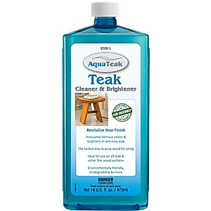AquaTeak Care Kit: Premium Teak Oil & Teak Cleaner & Brightener