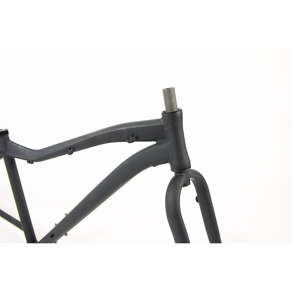 Motobecane Boris Fat Bike Frame Frameset Rigid Fork Unbranded Mountain Bike for 26 Inch Wheels (15" fists most riders 5'5" to 5'8" tall)