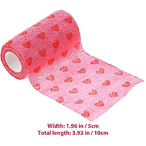Healifty Vet Wrap Cohesive Bandages 6 Rolls - 2inch and 4inch Width Self Adhesive Bandage Wrap Non-Woven Pet Wrap Bandage for Dogs, Cats, Animals & Ankle Sprains & Swelling