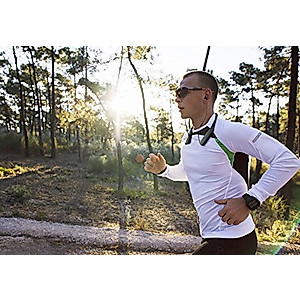 Lucid Audio HLT-NHE-BT-P Amped HearBand Sound Amplifying Bluetooth Neckband Earbud Headphones - White/Gray, Standard