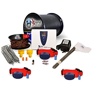 Underground Electric Dog Fence Ultimate - Extreme Pro Dog Fence System for Easy Setup and Maximum Longevity and Continued Reliable Pet Safety - 3 Dog | 500 Feet Pro Grade Dog Fence Wire