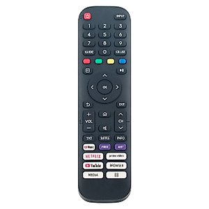 EN2J30H Replace Remote Control fit for Hisense Vidaa Smart TV 2020 32A45GV 40H5G 40A4GV 40A40GV 40A40GMV 40H55G 40A4HV 40A4070GMV 43H6G 43H77G 43V6G 43A60G 43A60H 43A60GMV 43A6010GMV 43A6070GMV