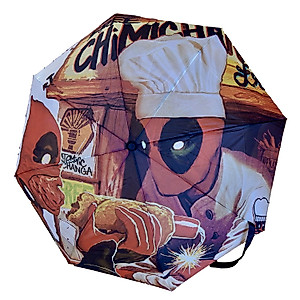 Marvel Deadpool Chimichanga Umbrella with Case