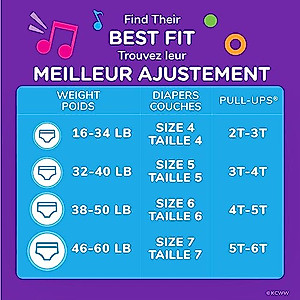 Pull-Ups Boys' Potty Training Pants, Size 5, 3T-4T, 20 Ct