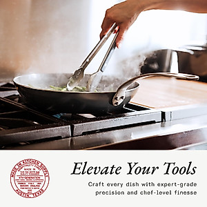 Made In Cookware - Seasoned 10" Blue Carbon Steel Frying Pan - (Like Cast Iron, but Better) - Professional Cookware - Crafted in Sweden - Induction Compatible