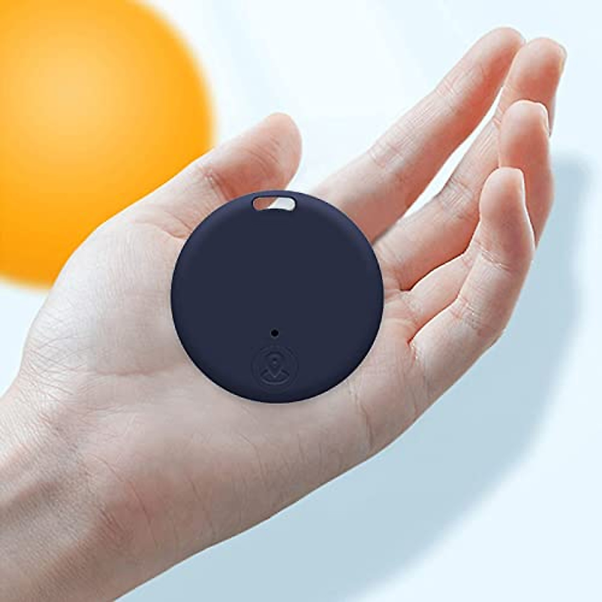 Portable Tracking Bluetooth 5.0 Mobile Key Tracking with Ring,Smart Anti-Loss Device Waterproof Device Tool Pet Loc_ator Finder Tracker for Pet Cats Dogs Wallet Key,Easy to Use (Dark Blue)