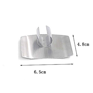 Stainless Steel Finger Guard,Stainless Steel Knife Cutting Finger Protectors,Knife Cut Finger Protection Tool Stainless Steel Kitchen Tool Gadgets