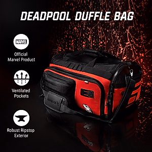 Hayabusa Marvel Hero Elite Deadpool Gym Bag Officially Licensed - 50 Liters