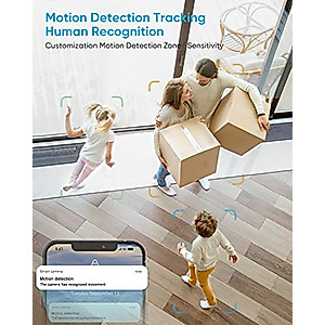 owltron 1080P Pet Camera, Pan Tilt Cam for Baby Monitor, Wi-Fi Home Security Indoor Camera for Dog or Cat, Motion Detection & Tracking, Night Vision, 2-Way Audio, Compatible with Alexa