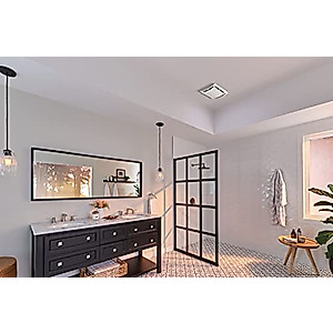 Broan-NuTone QK60S Bathroom Ventilation Grille Upgrade QuickKit, 2.5 Sones, 60 CFM Fan Motor, White