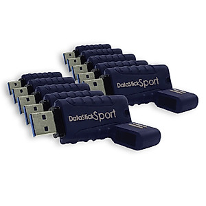 Centon Electronics MP Essential USB 3.2 Gen1 DataStick Sport Flash Drive, 32 GB, 10 USB Flash Drives, 10 Bulk Pack, Navy Blue