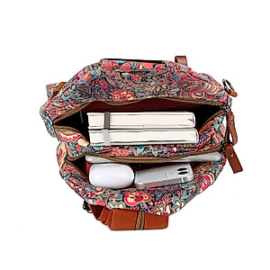 Women's Small Sling Crossbody bag Casual Backpack Purse for Outdoor Travel Hiking Backpack Colorful XB-17 (HS)