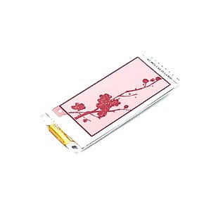 Taidacent 2.13 Inch Electronic e Ink Display Monitor Module IL0373F Red Black and White SPI Interface E-Paper Electronic Paper e Ink