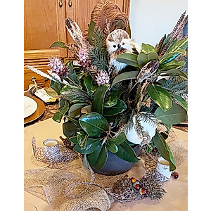 Honbay 50PCS Lifelike Artificial Acorn Fake Nutty Craft Acorns with Acorn Cap Simulation Fruit Props for Vase Filler, Home House Autumn Favor, Thanksgiving Day Christmas and Wedding Decoration