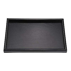 GEEKLLS Breakfast Tray Rectangle Shape Solid Wood Tea Coffee Snack Food Meals Serving Tray Plate Restaurant Trays Tea