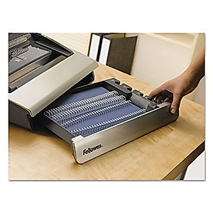 Fellowes 5217801 Wire Binding Machine, 17-3/4-Inch X19-3/4-Inch X6-1/2-Inch, PLT/Be