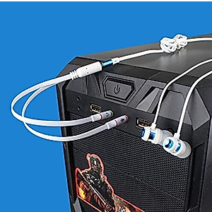 FARO Aircraft Double Headset Y Adapter