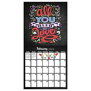 2020 Chalk It Up Inspiration Wall Calendar