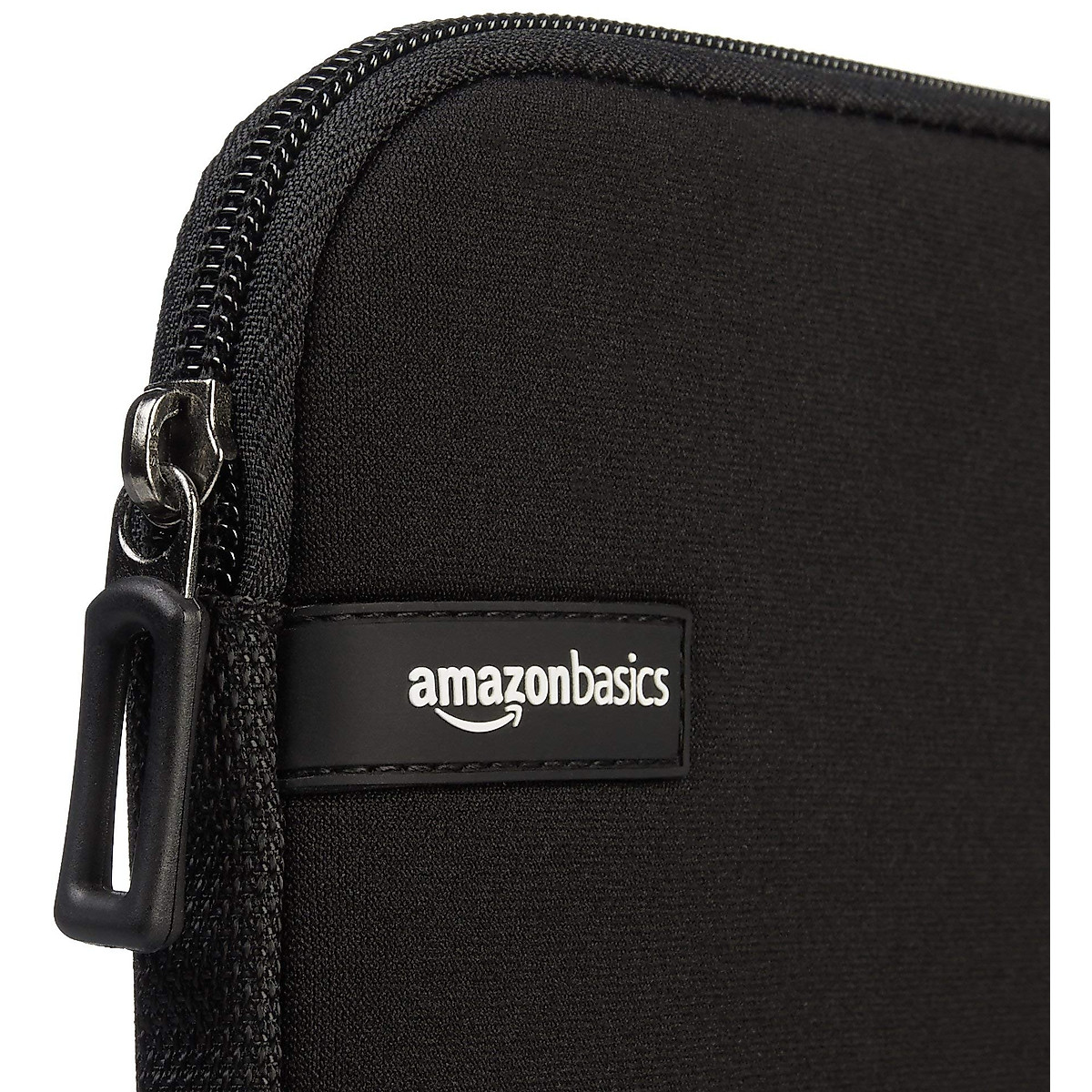 Amazon Basics 15.6-Inch Laptop Sleeve, Protective Case with Zipper - Black