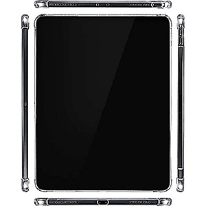 Skinit Clear Tablet Case Compatible with iPad Pro 12.9in (2021) - Officially Licensed NFL Las Vegas Raiders Team Motto Design