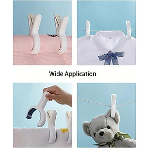 NaYiissi 3 Pieces Beach Towel Clips, Quilt Drying Clip, Strong Clamp Force Plastic Clothes Pins Peg, Laundry Clamps, Heavy Duty Windproof Towel Holder for Beach Chair Pool Chairs Cruise