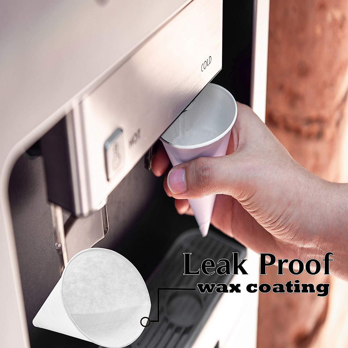 Upper Midland Products 250 Snow Cone Paper Cups Eco Friendly 4.5 Oz