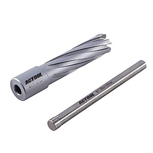 ACTOOL 11/16''Diameter x 2'' Depth of Cut Carbide Tipped TCT ANNULAR Cutter with 3/4'' Weldon Shank