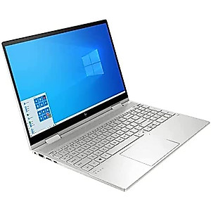 HP Envy x360 15.6-inch FHD Touchscreen 512GB SSD, i5-1135G7 2-in-1 Laptop (8GB RAM, SD Card Reader, Intel Iris Xe Graphics, Windows 11 ) Silver, 15-ed1055wm