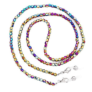 KAI Top Eyeglass Chain Sunglasses Chain Strap Holder Cord Fashion Glass Bead Mask Lanyard Face Mask Chain for Women Men