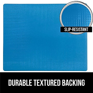 Gorilla Grip Silicone Oven Mitts and Flexible Cutting Boards 4 Pack, Oven Mitts are 12.5 Inch in Blue Color, Flexible Cutting Boards are Multicolor, 2 Item Bundle