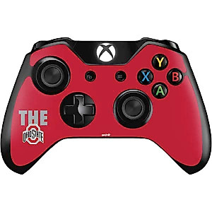 Skinit Decal Gaming Skin Compatible with Xbox One Controller - Officially Licensed Ohio State University OSU The Ohio State Buckeyes Design