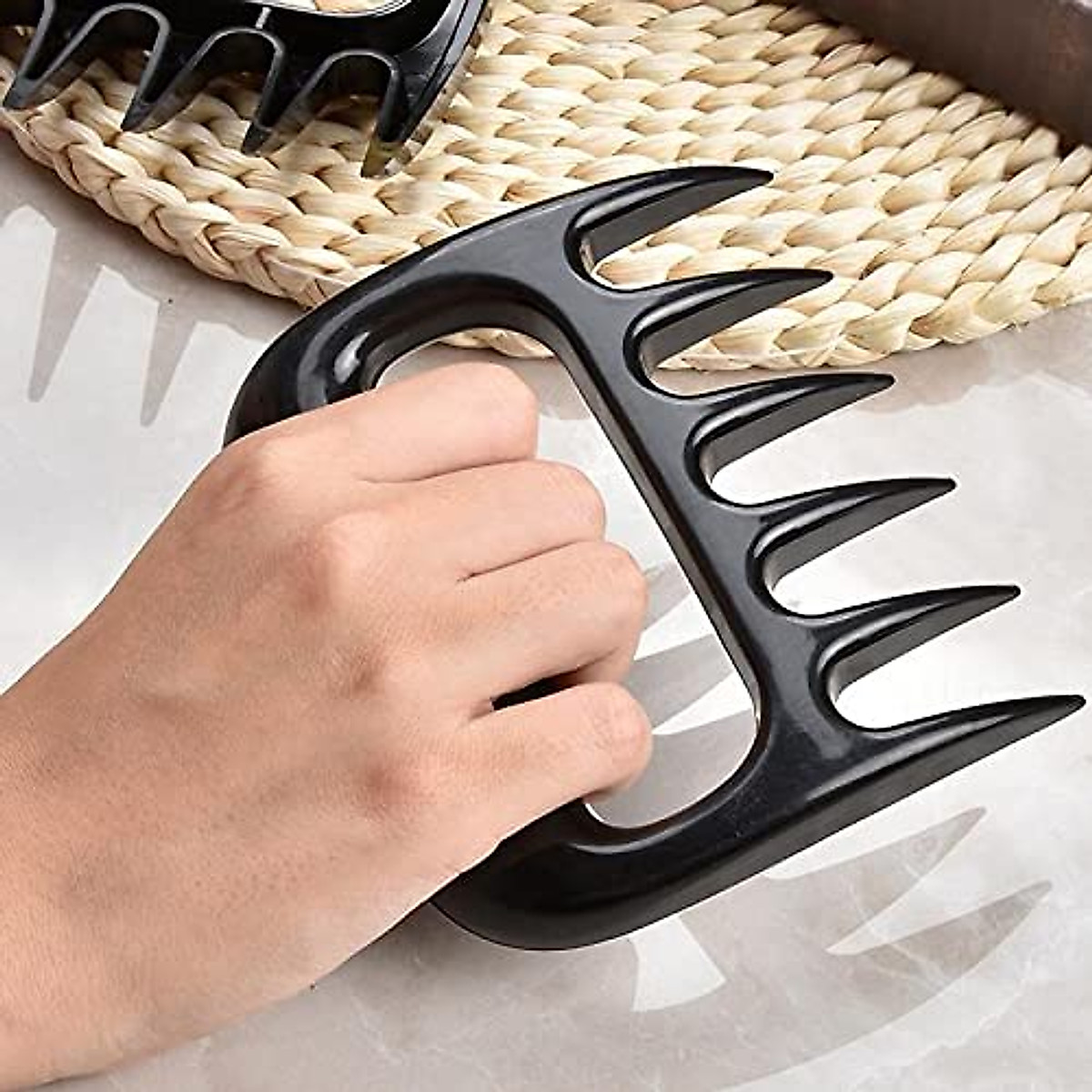 Meat Shredding Claws, Ailelan Meat Claws for Making Pulled Pork, Bear Claws for Shredding Meat, Professional Smoker Grill Accessories For Shredding, Handling and Carving Delicious Foods