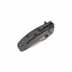 Kershaw XL Cryo II Pocket Knife, 3.25" 8Cr13MoV Steel Titanium-Coated Blade, Assisted Everyday Carry Pocket Knife