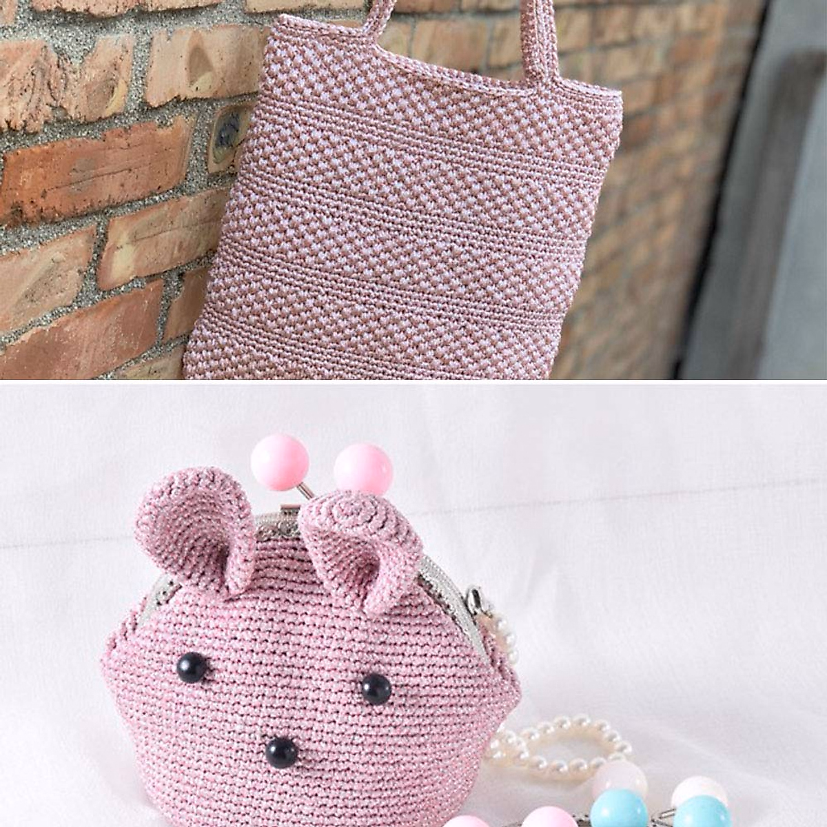 Clisil 50gram Silver&50gram Gold Lurex Glitter Yarn Metallic Yarn Shiny Crochet Thread Sparkle Lame Yarn Art DIY Bag Accessory Yarn for Sweater Scarf Home Party Wedding Decorations