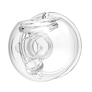 QIUXQIU Wearable Breast Pump Milk Collector Cup Accessories, Compatible with for TSRETE Momcozy S9/S10/S12 Wearable Breast Pump Include Duckbill Valve&Silicone Diaphragm&24mm Flange&Linker 1 PCS