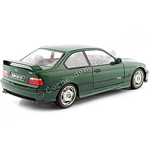 Solido S1803907 1:18 1995 BMW E36 Coupe M3 GT-British Racing Green Porsche Collectible Miniature car