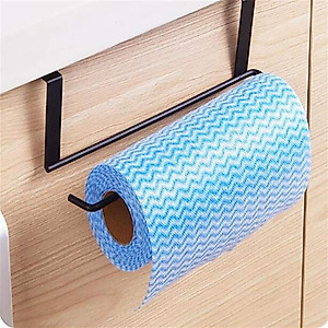 Paper Towel Holder Stainless Steel Under Cabinet Paper Rolls Rack Organizer Kitchen Paper Hanger Sink Roll Towel Holder Hanger Over The Door Kitchen Roll Holder Hanging Organizer Kitchen Storage Hook