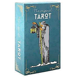 MagicSeer Original Tarot Cards,78 Durable Large Tarot Card Decks for Beginners and Expert,Tarot Cards Set with Velvet Tarot Card Bag Pouch for Gifts,Fortune Telling Cards Game