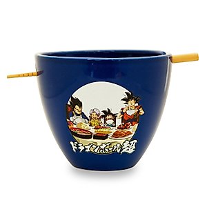 Just Funky Dragon Ball Super Japanese Dinnerware Set | 16-Ounce Ramen Bowl with Chopsticks