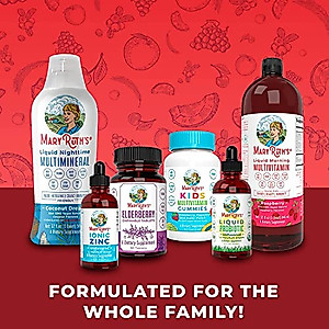 Mary Ruth's 5-1 Immunity Gummies with Elderberry for Kids & Adults | Cherry | Pectin Based | Vegan | 90 Count