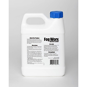Fogworx Fog Machine Cleaner-1 Quart, Maintains Performance and Extends life of Water Based Machines