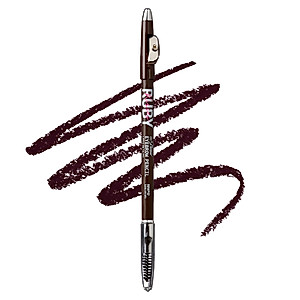 Kiss Go Brow Eyebrow Wooden Pencil Dark Brown (6 Pieces)