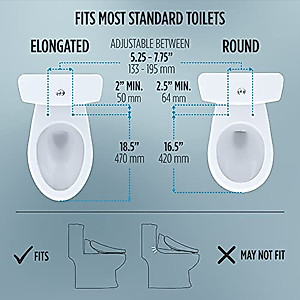 TOTO SW3023#01 WASHLET KC2 Round Electronic Bidet Toilet Seat, Cotton White