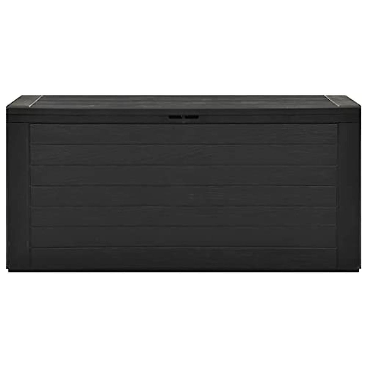 GOTOTOP Extra Large Outdoor Storage Box Waterproof, Polypropylene Deck Box for Patio Garden Furniture, Outdoor Cushion Storage, Pool Accessories and Toys,Anthracite 45.7"x17.3"x21.7"
