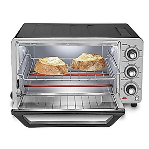 Cuisinart TOB-40FR Custom Classic Toaster Oven Broiler, Silver (Renewed)