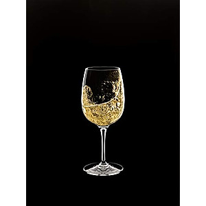 Luigi Bormioli Aero 11 oz White Wine Glasses, Set of 6, Clear