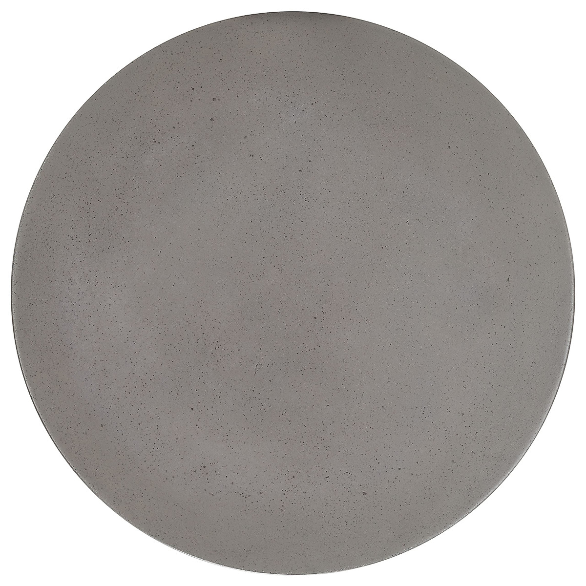 SAFAVIEH Outdoor Collection Akiko Modern Dark Grey Concrete Round Accent Table (Fully Assembled)